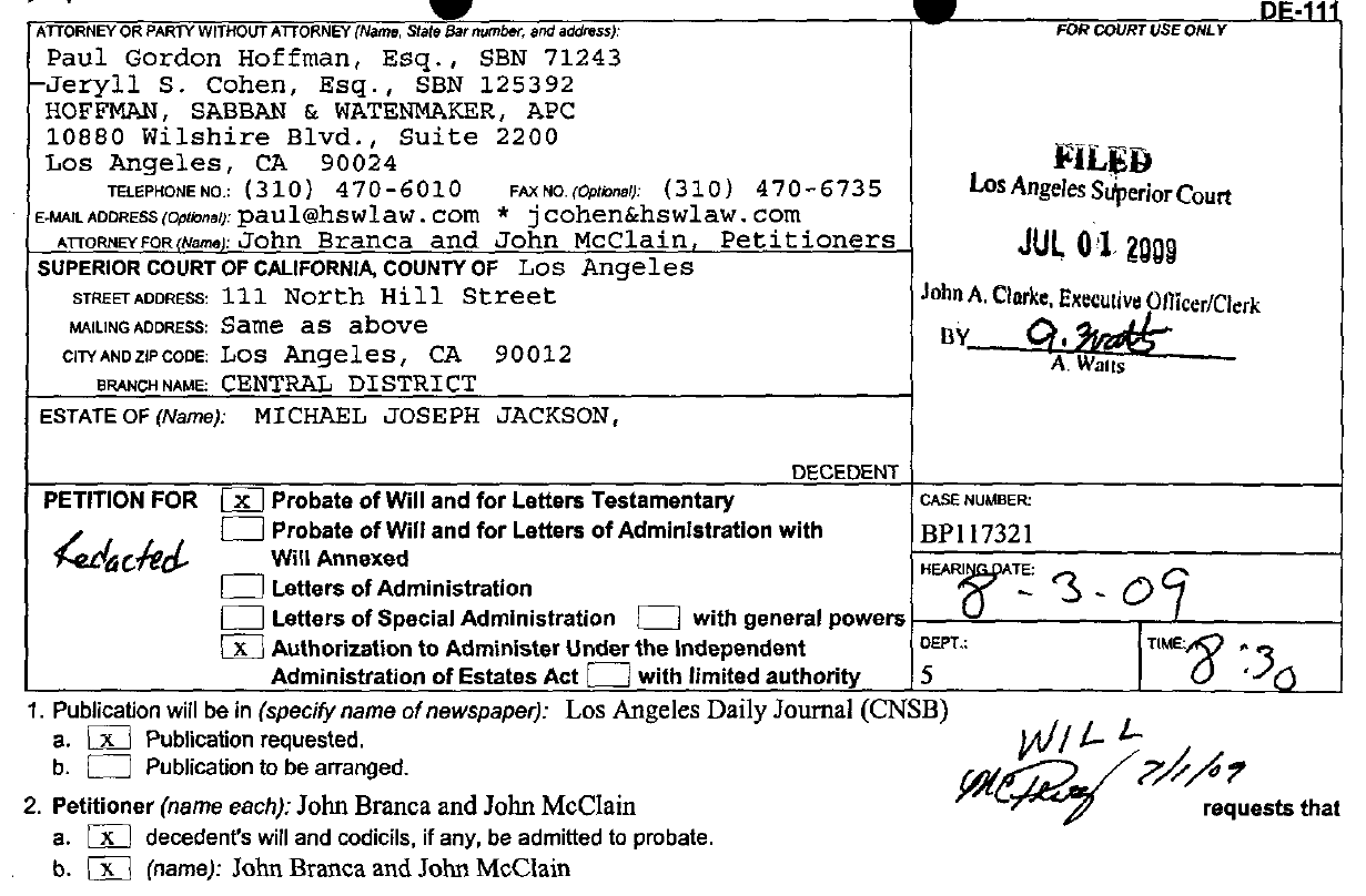 The Probate of a Pop Icon: Inside the Legal Battle Over Michael Jackson ...
